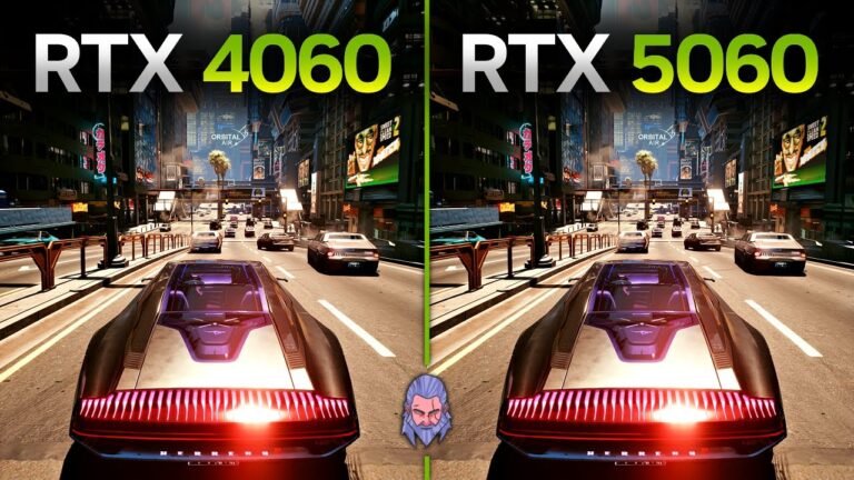 TX 5060 vs RTX 4060 – FPS, Temps & Efficiency Comparison 2025