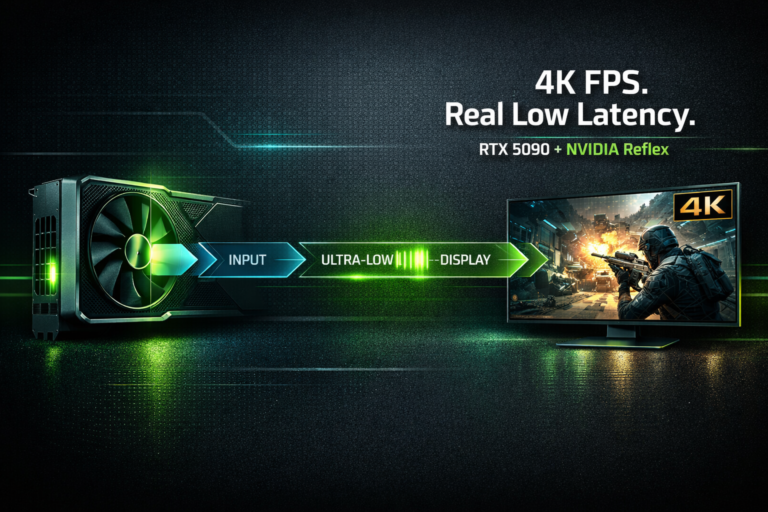 NVIDIA Reflex on RTX 5090: Complete Low-Latency Guide for 4K & DLSS 4