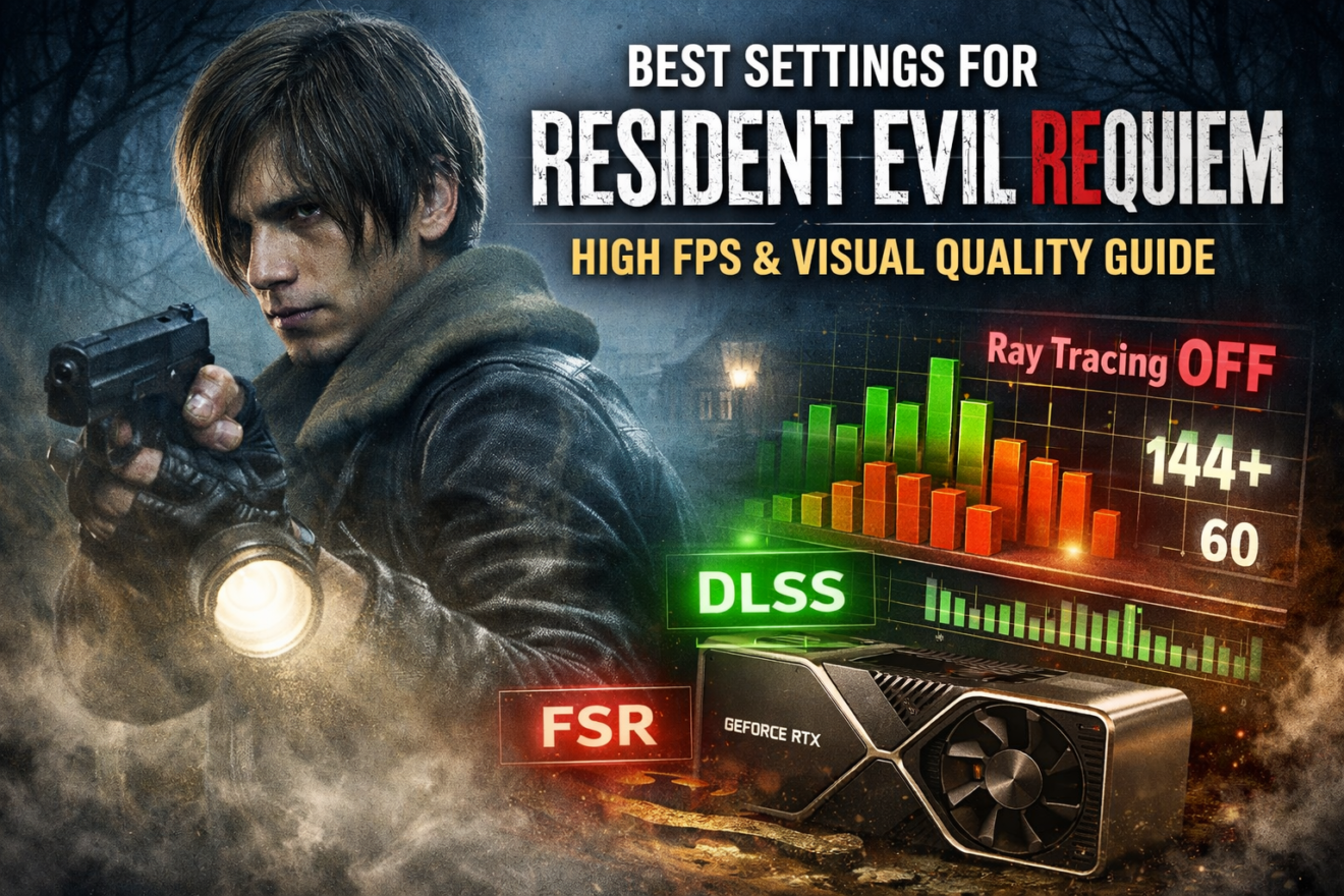 Best Resident Evil Requiem Graphics Settings (High FPS + Great Visuals)